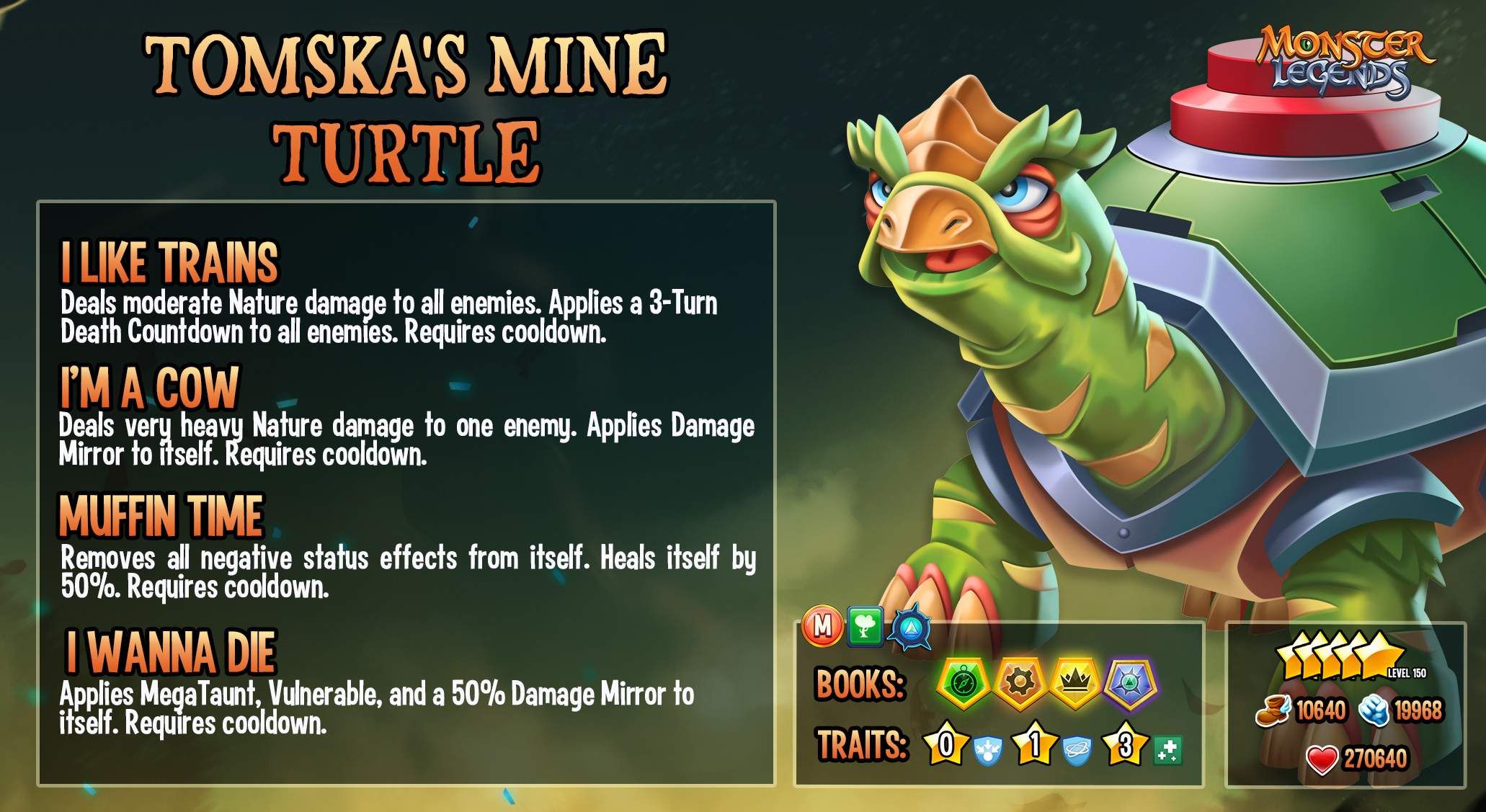 NEW monster: TomSka's Mine Turtle 🐢 | Socialpoint Forums