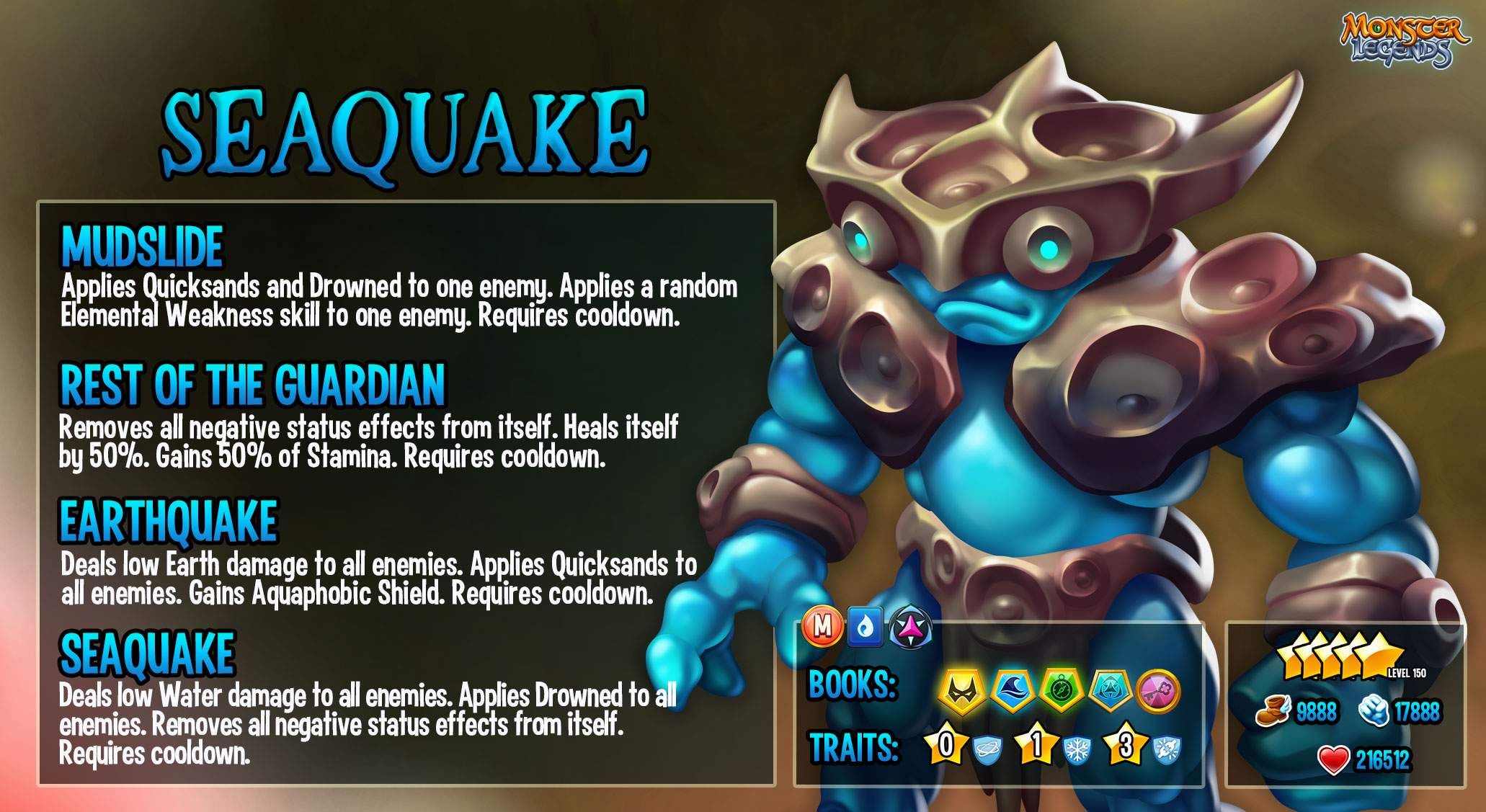 NEW Quest monster: Seaquake! | Socialpoint Forums