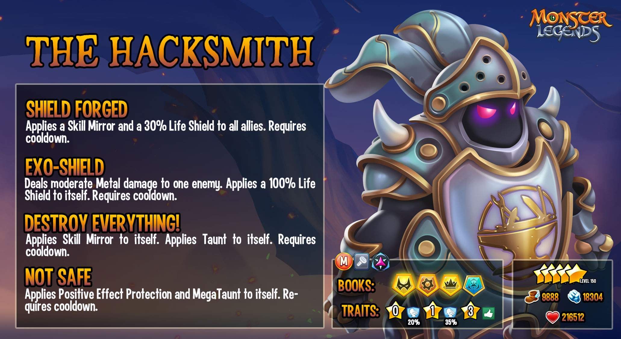 NEW monster: The Hacksmith! | Socialpoint Forums