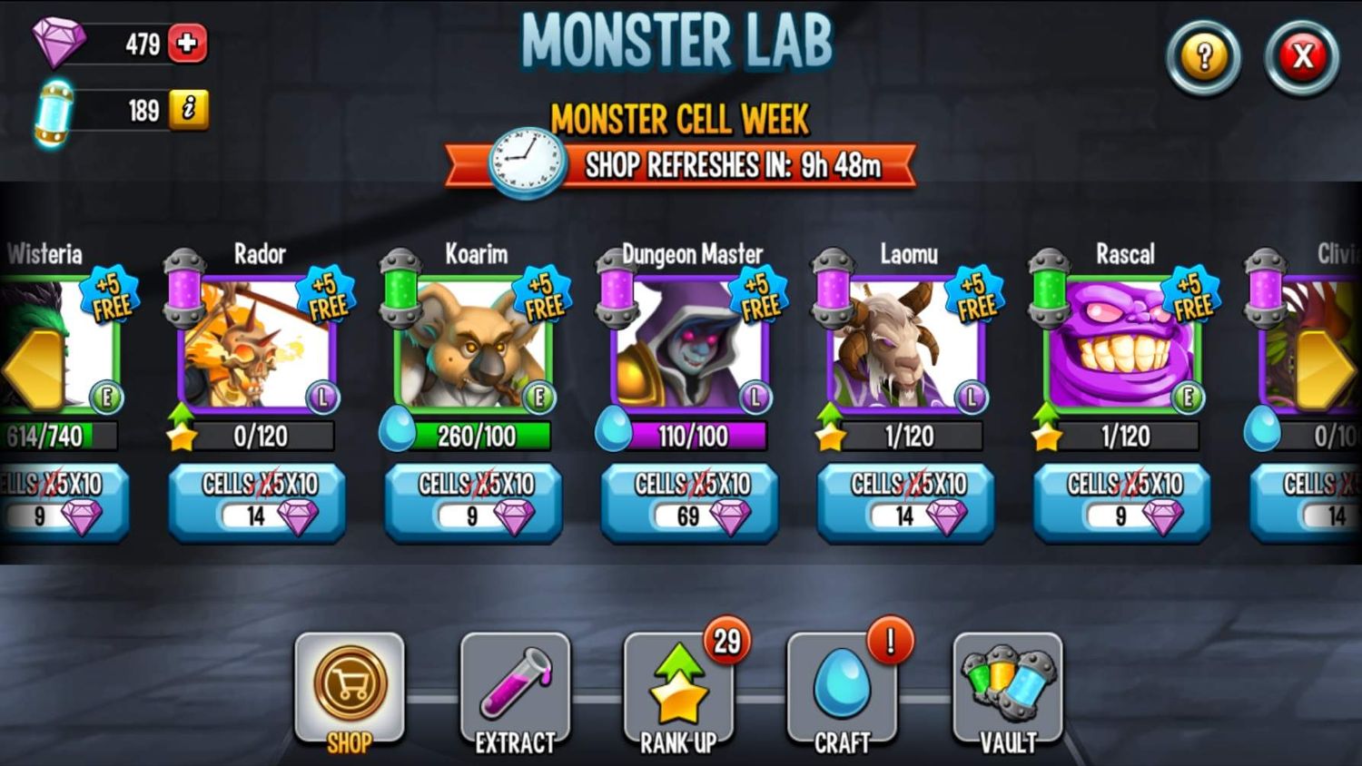 Monster Cell Week, packs of 10 (are they worth it?) | Socialpoint Forums